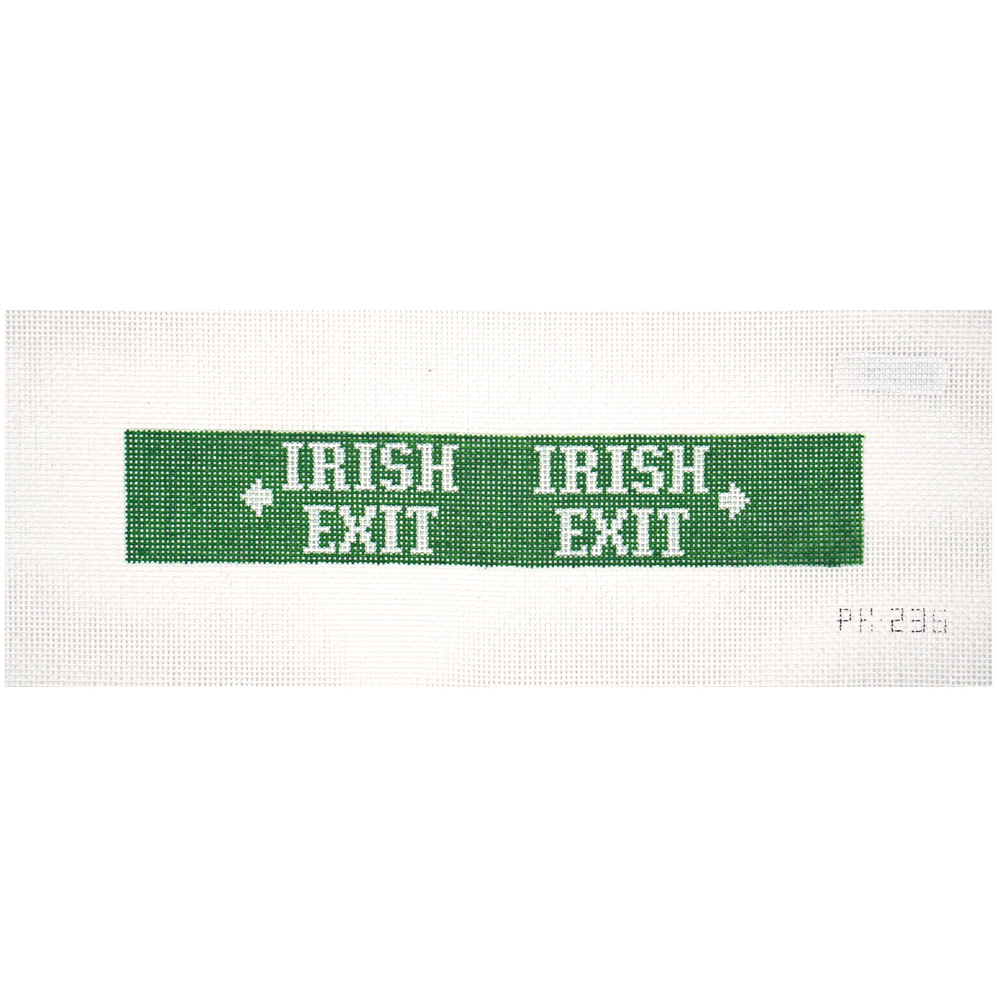 Irish Exit Key Fob Needlepoint Canvas – The Proper Stitch